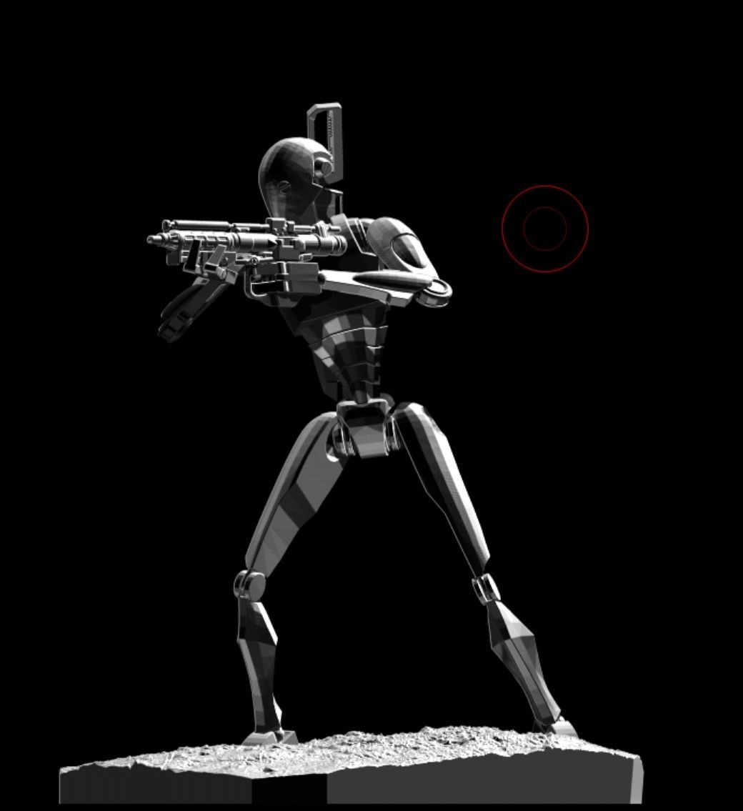 Star wars BX series Commando droid 3D model 3D printable | CGTrader