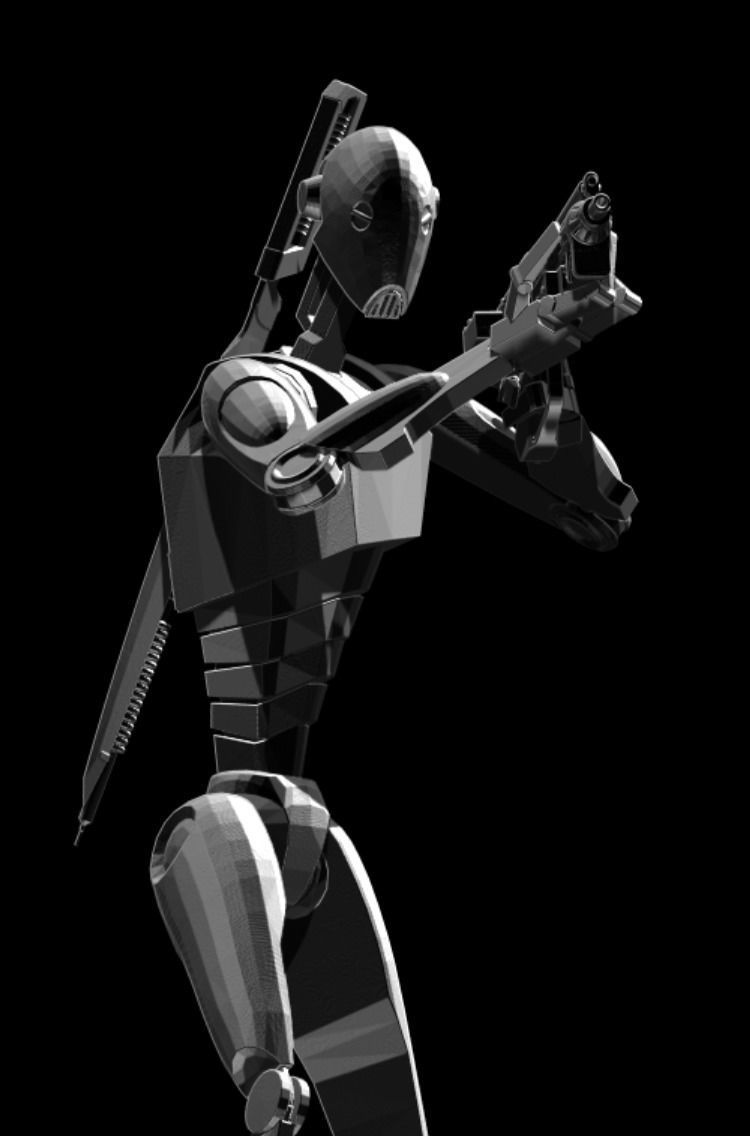 Star wars BX series Commando droid 3D model 3D printable | CGTrader