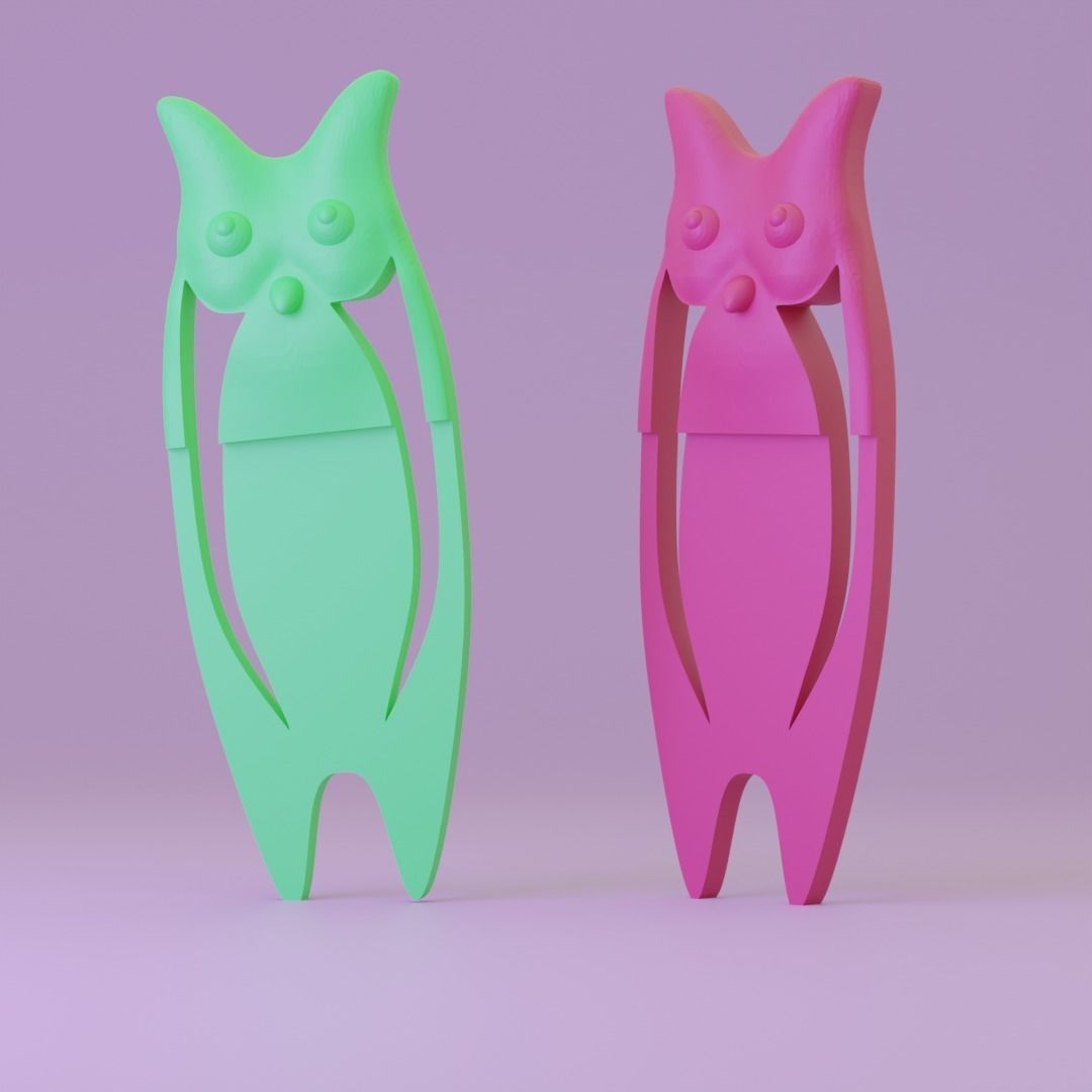 Cute Book seperator for 3d print free 3D model 3D printable | CGTrader