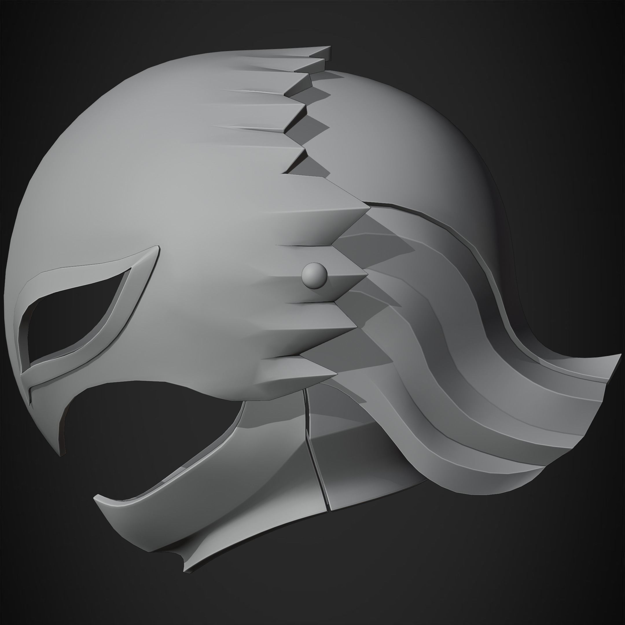 Berserk Griffith Helmet for Cosplay 3D model 3D printable | CGTrader