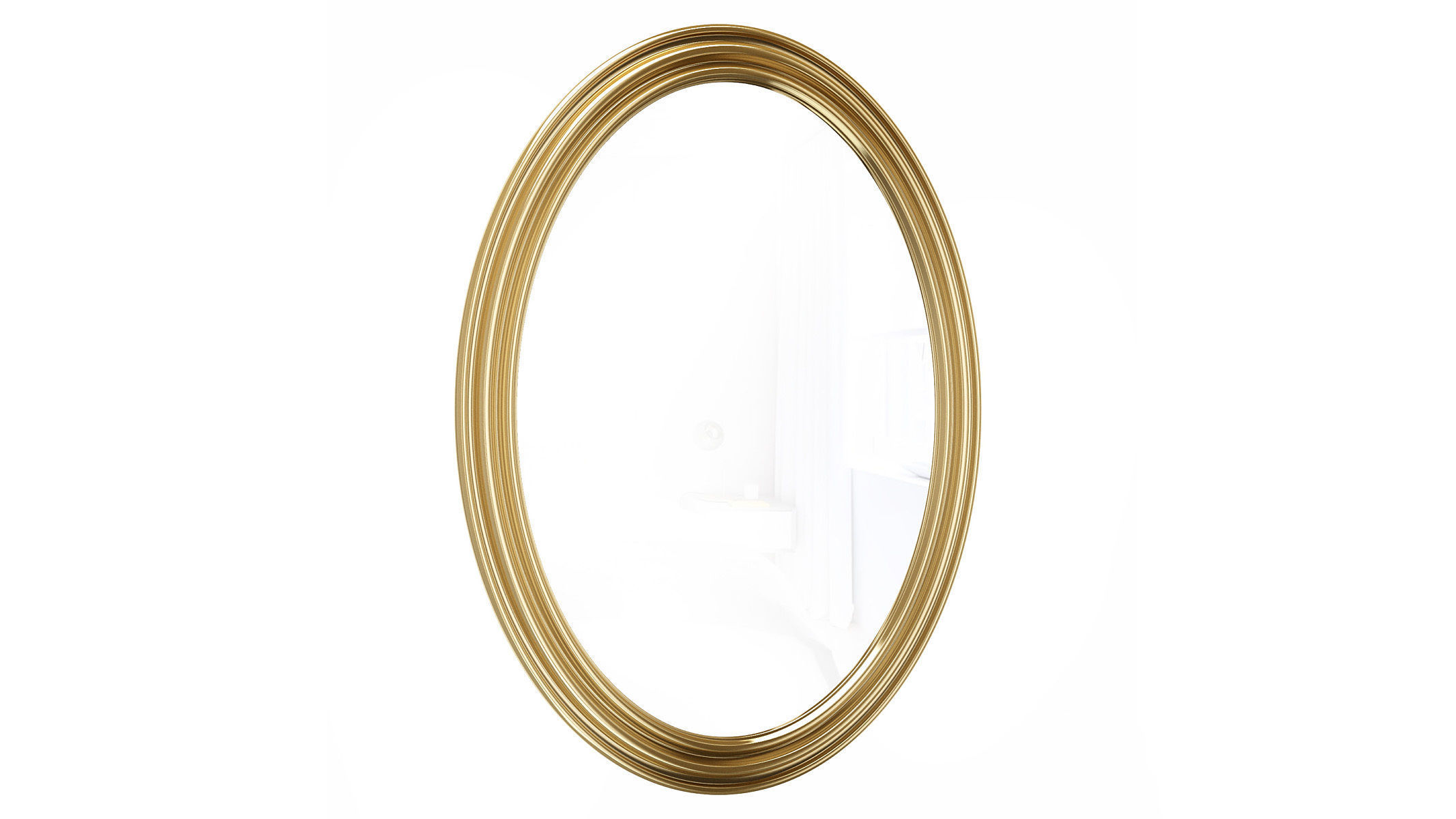Mirror in a metal frame GZ-M1050 3D model | CGTrader