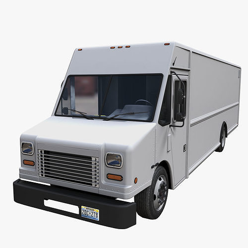 3D model Freightliner P1200 step van VR / AR / low-poly | CGTrader