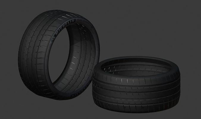 3D model Miche Tire - Pilot Sport 4 VR / AR / low-poly | CGTrader