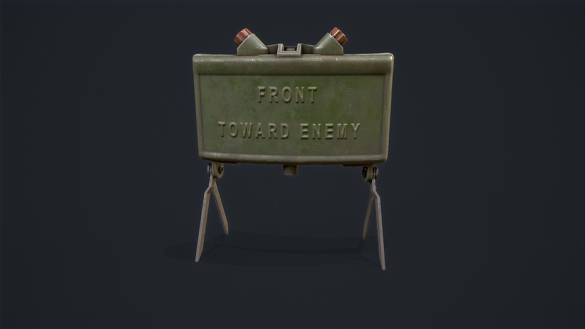 3D model Claymore Mine VR / AR / low-poly | CGTrader