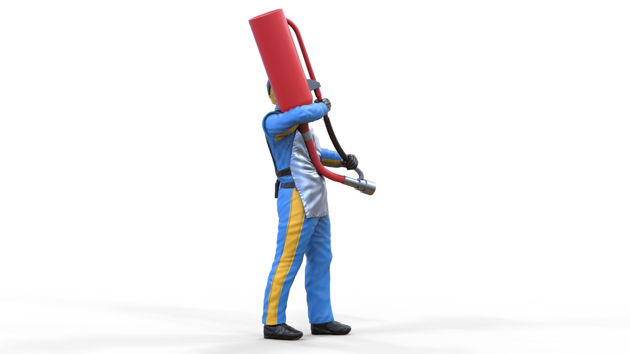 N1 Pit crew with Sunoco Fuel can 3D model 3D printable | CGTrader