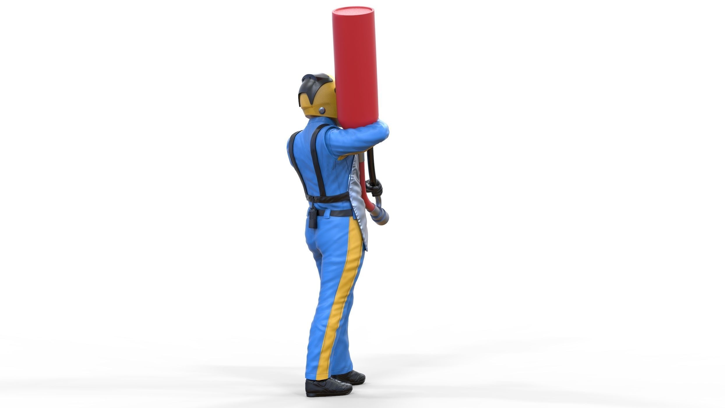 N1 Pit crew with Sunoco Fuel can 3D model 3D printable | CGTrader