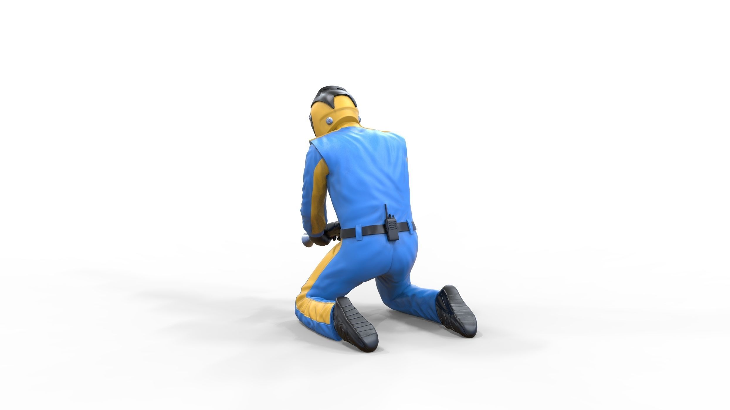 N2 Pit crew with Wheel Gun 3D model 3D printable | CGTrader