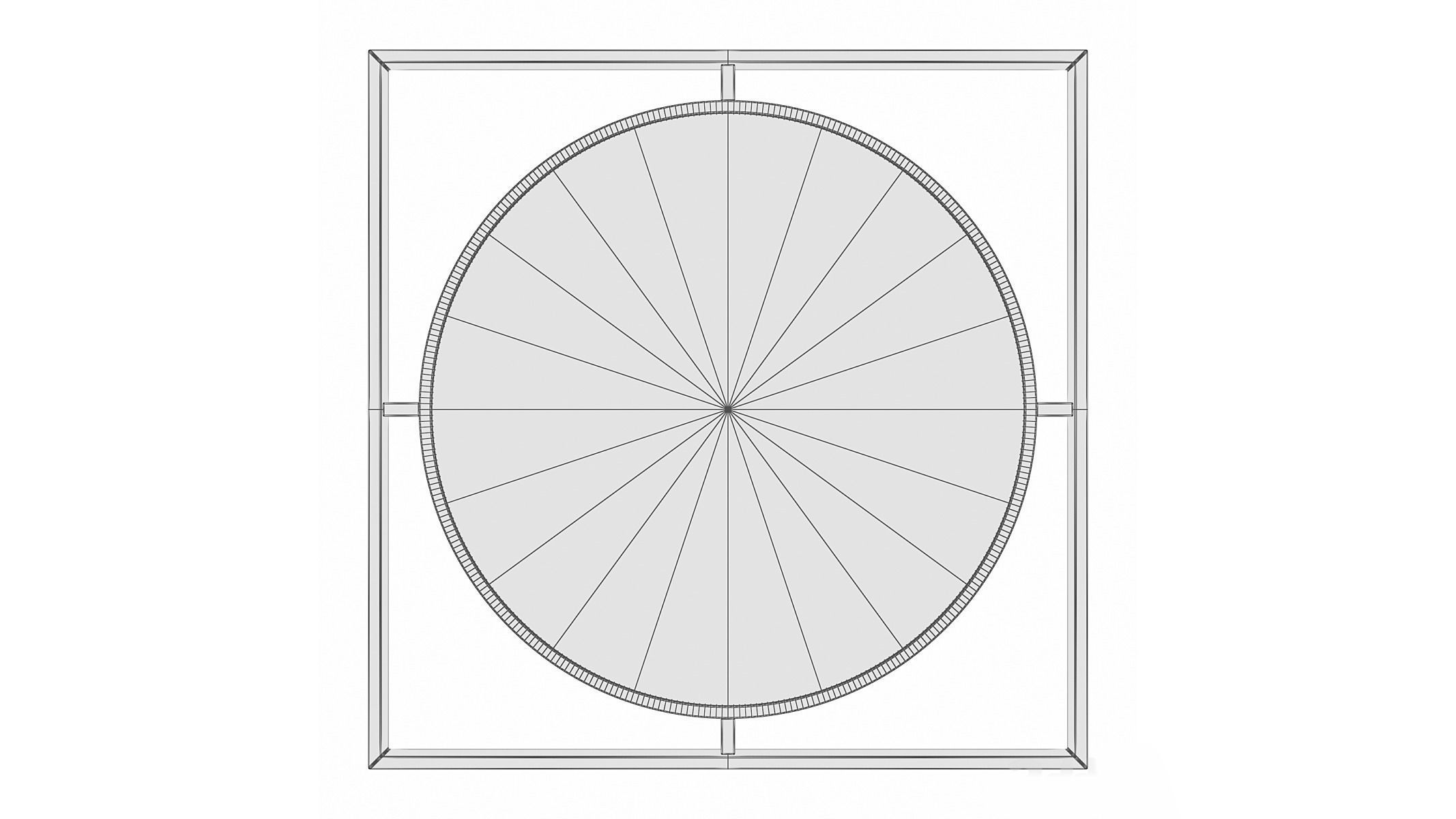Mirror in a metal frame GZ-M1067 3D model | CGTrader