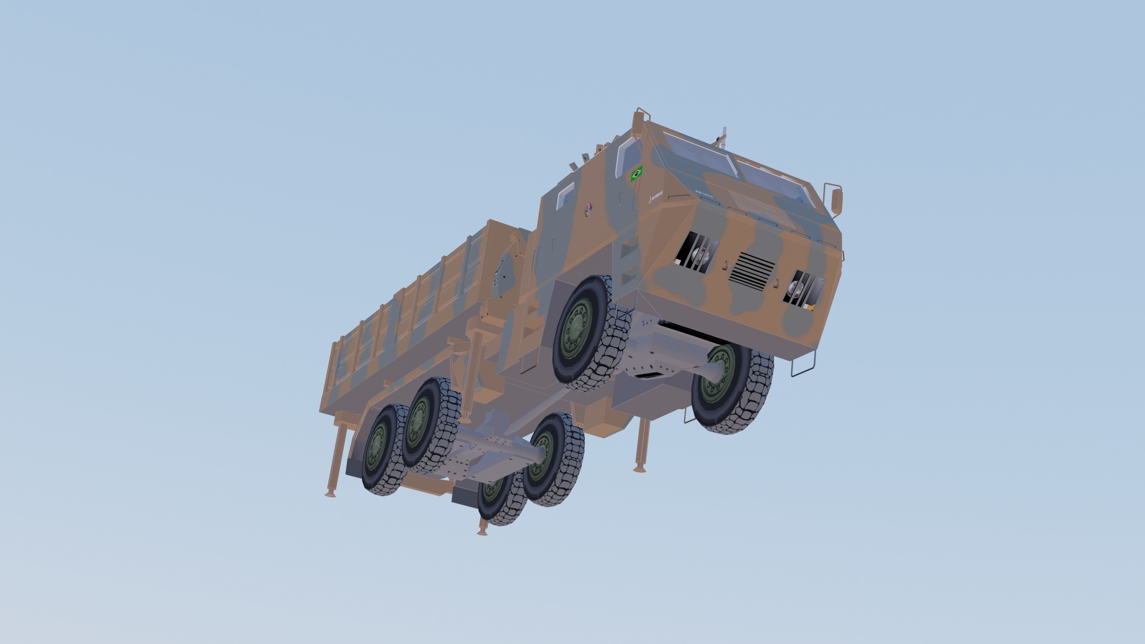 3D model Avibras Astros II AV-RMD EB VR / AR / low-poly | CGTrader