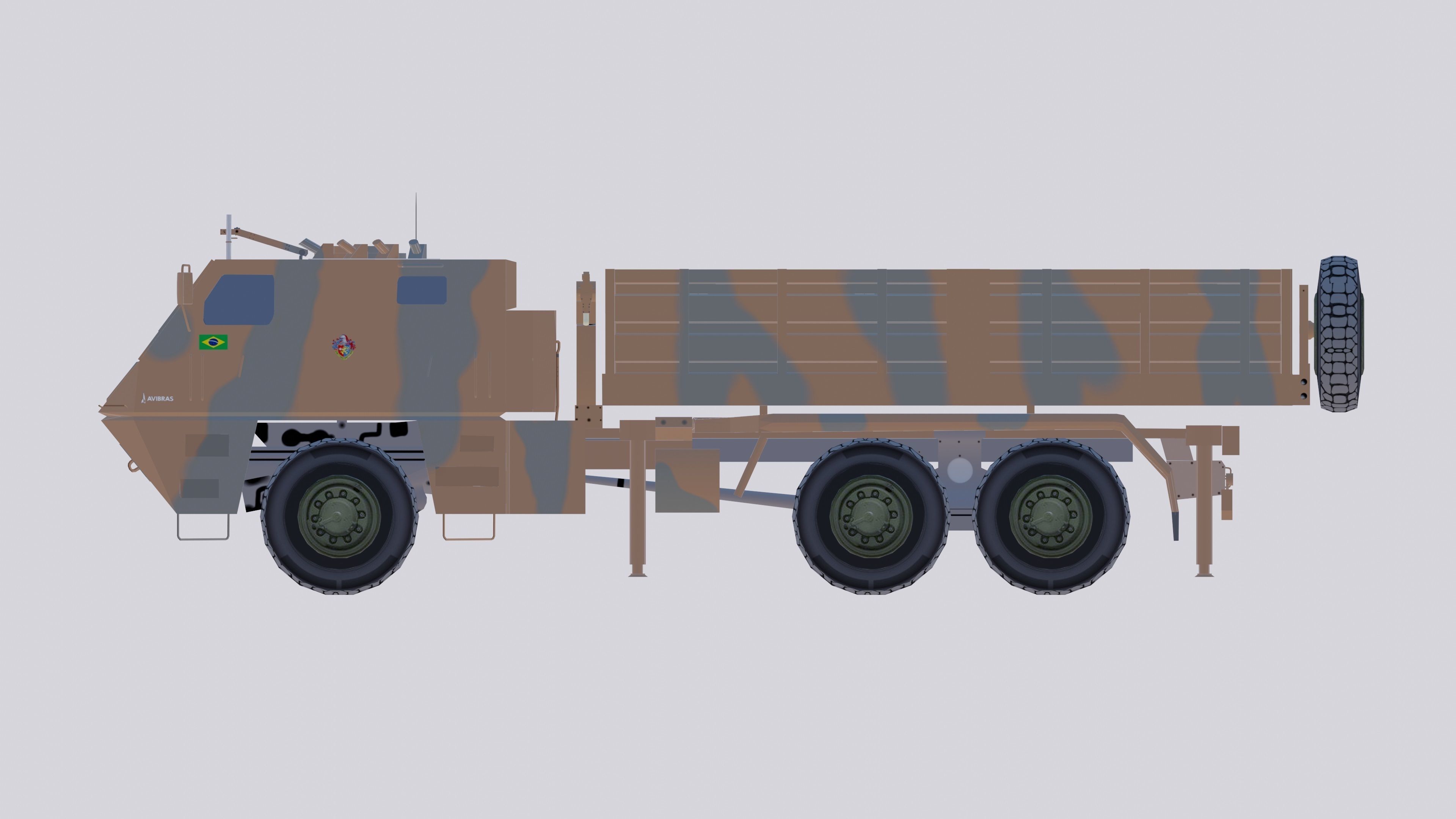 3D model Avibras Astros II AV-RMD EB VR / AR / low-poly | CGTrader