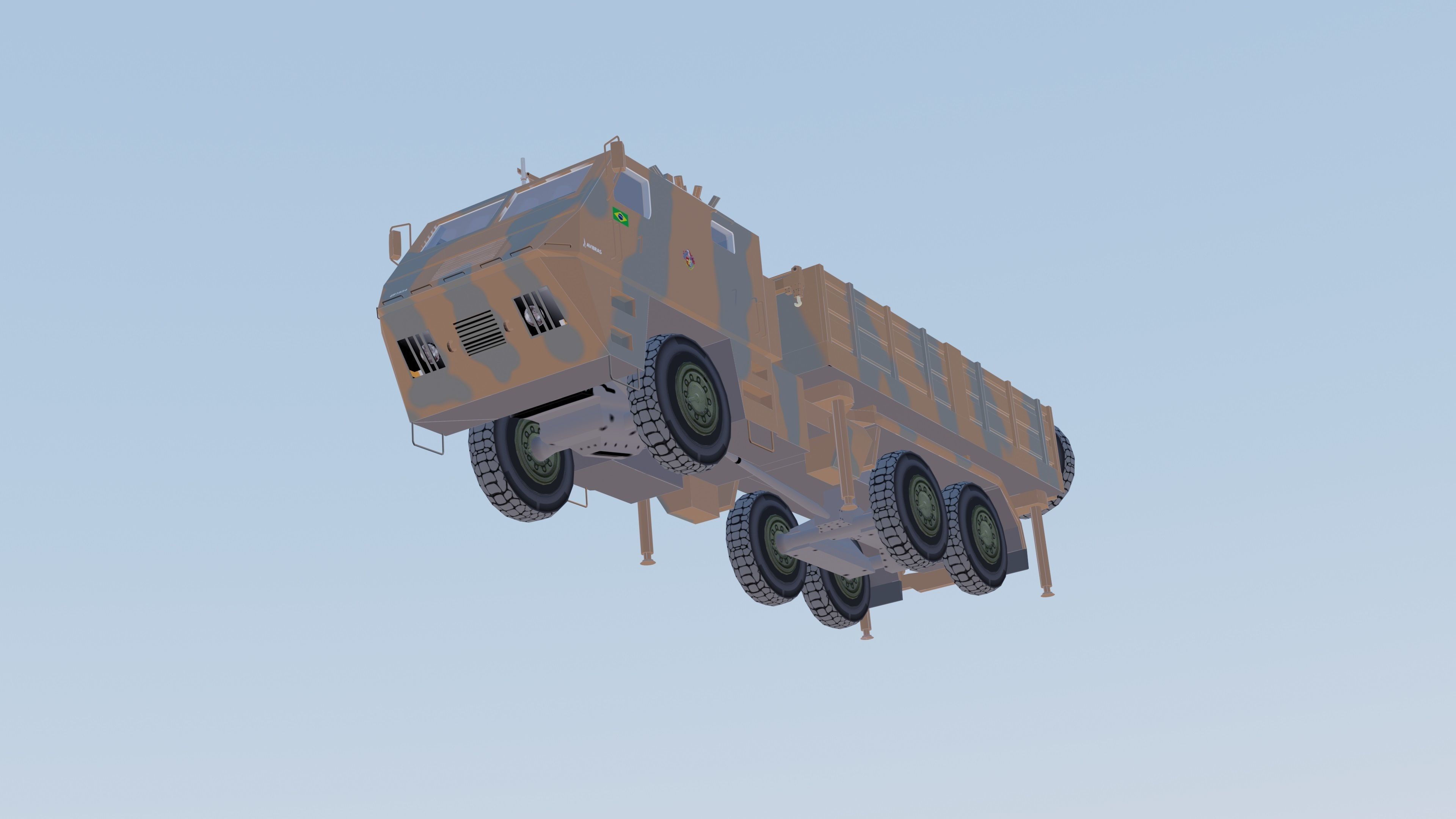 3D model Avibras Astros II AV-RMD EB VR / AR / low-poly | CGTrader