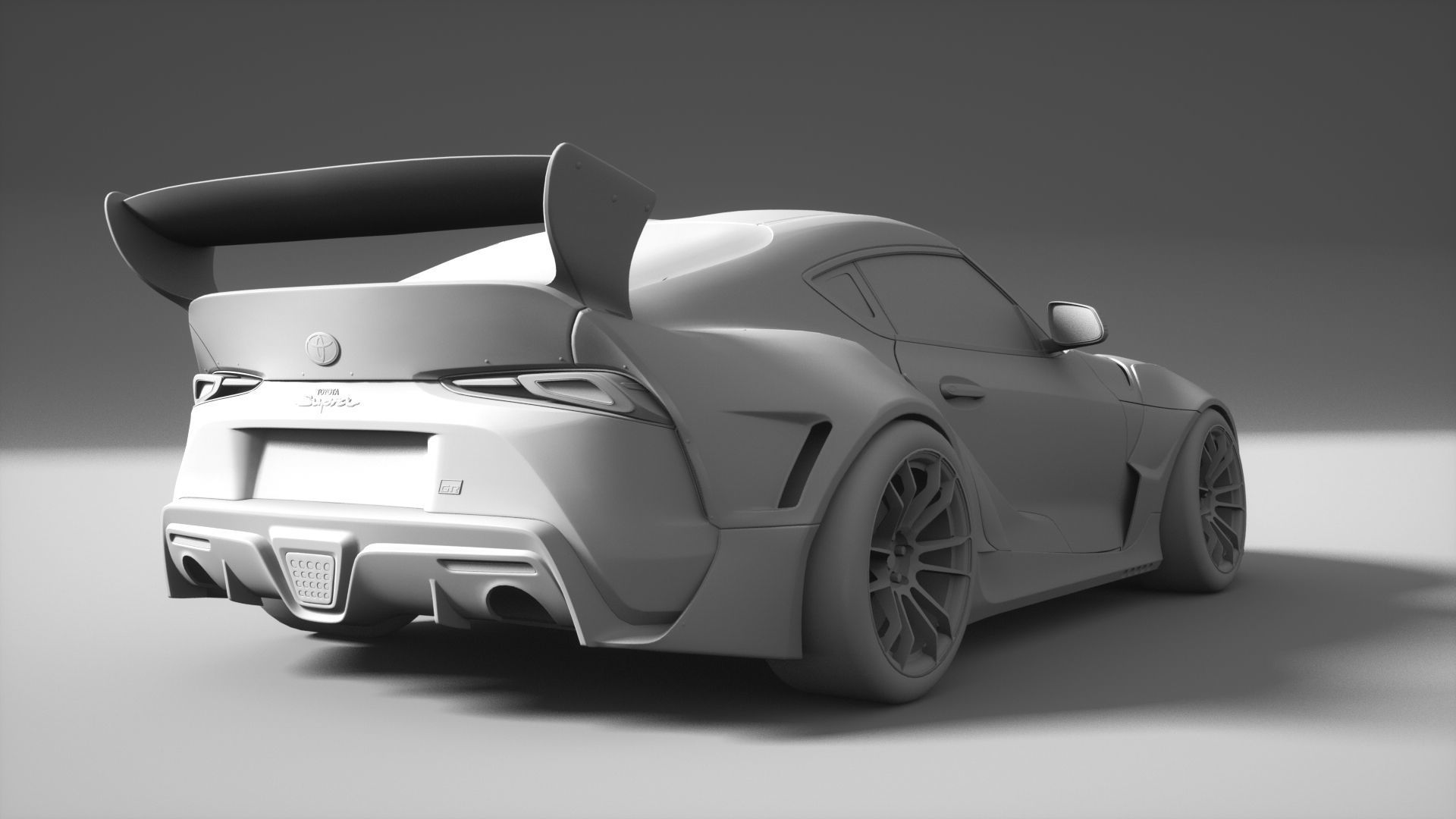 TOYOTA SUPRA A90 3D model | CGTrader