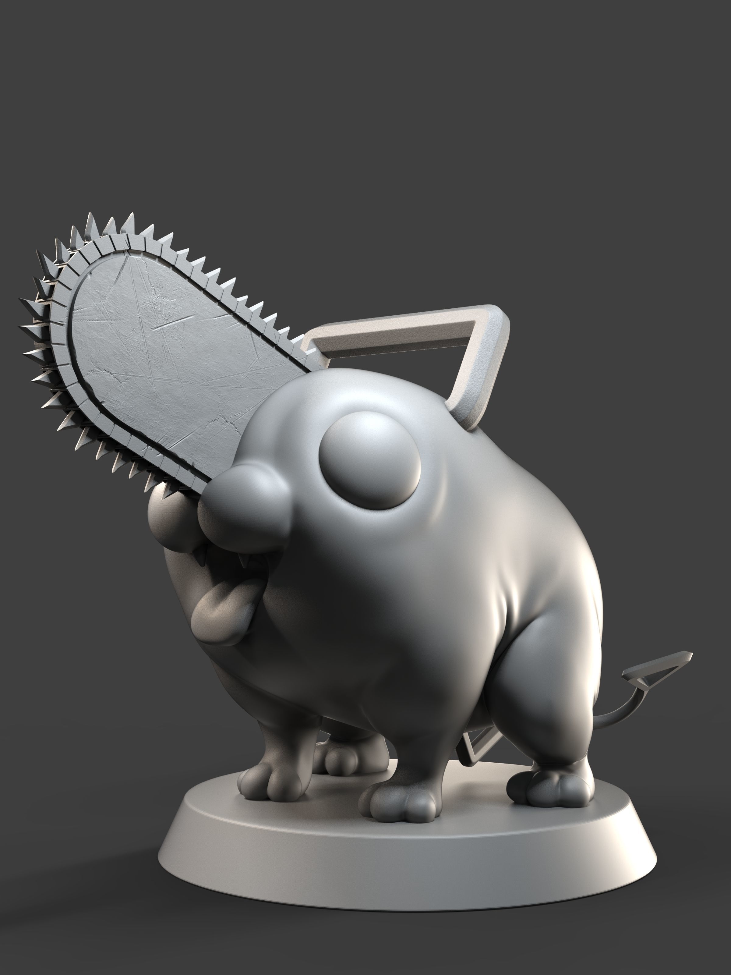 Pochita Miniature - Chainsaw Man 3D model 3D printable | CGTrader