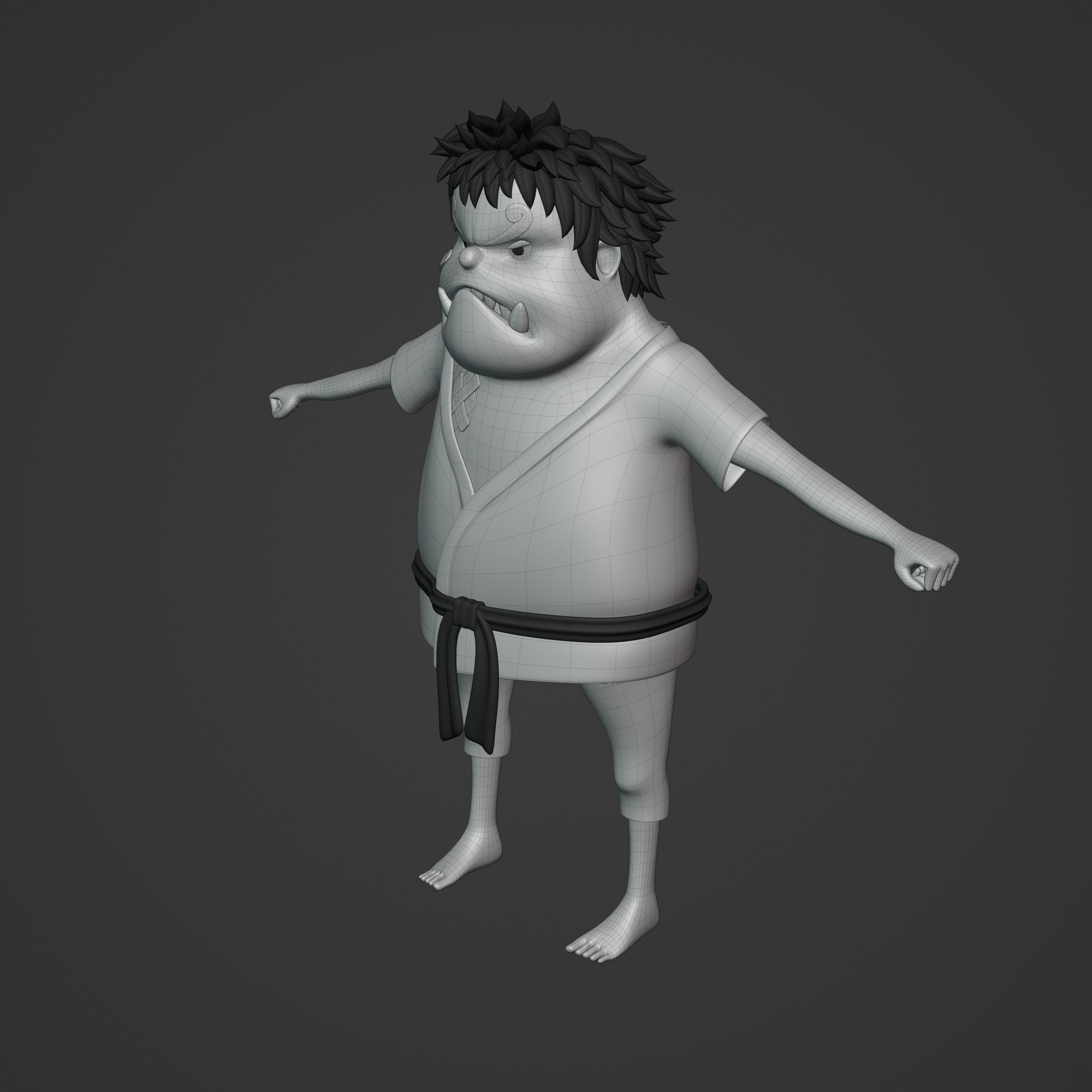 3D model JIMBEI KID VERSION ONE PIECE VR / AR / low-poly | CGTrader