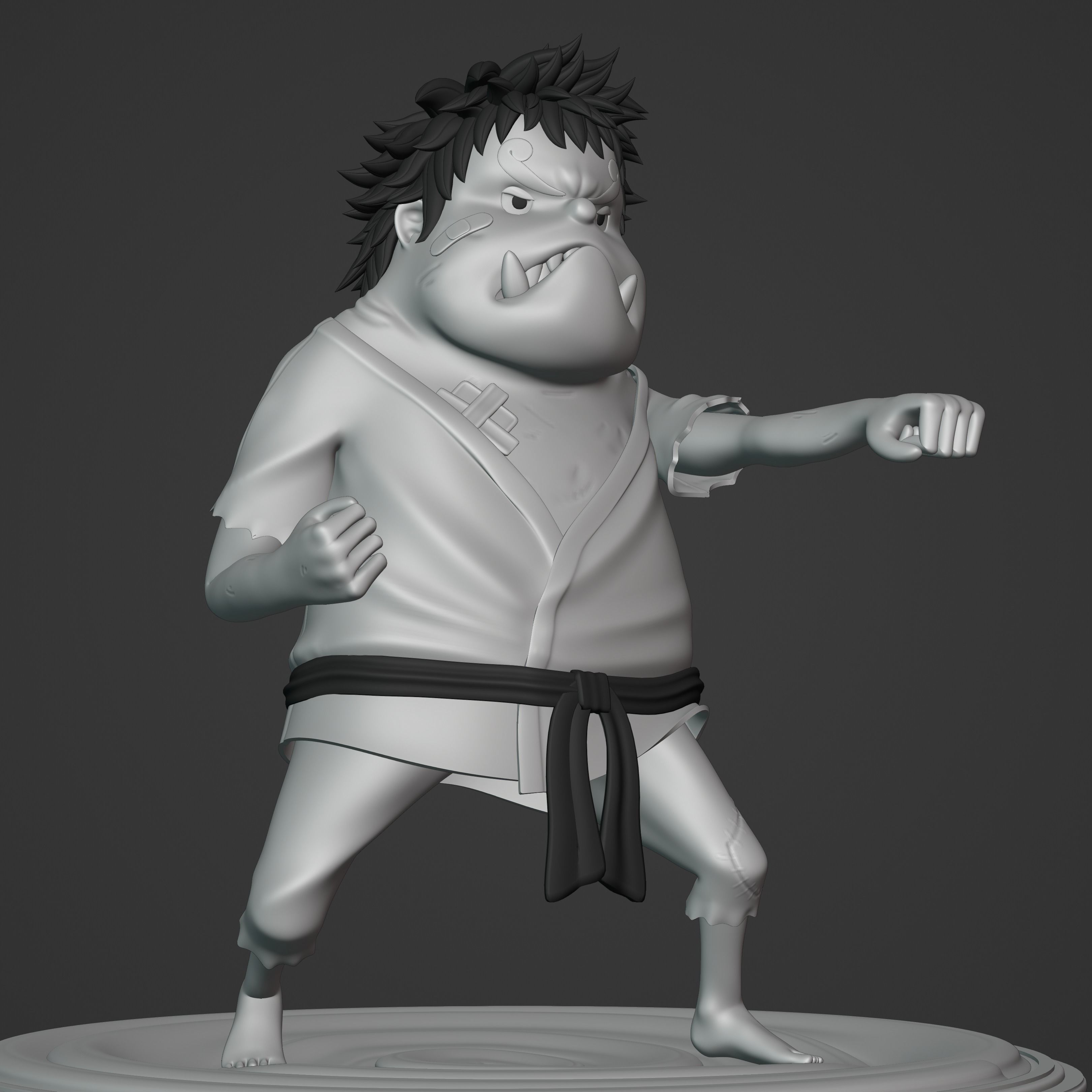 3D model JIMBEI KID VERSION ONE PIECE VR / AR / low-poly | CGTrader