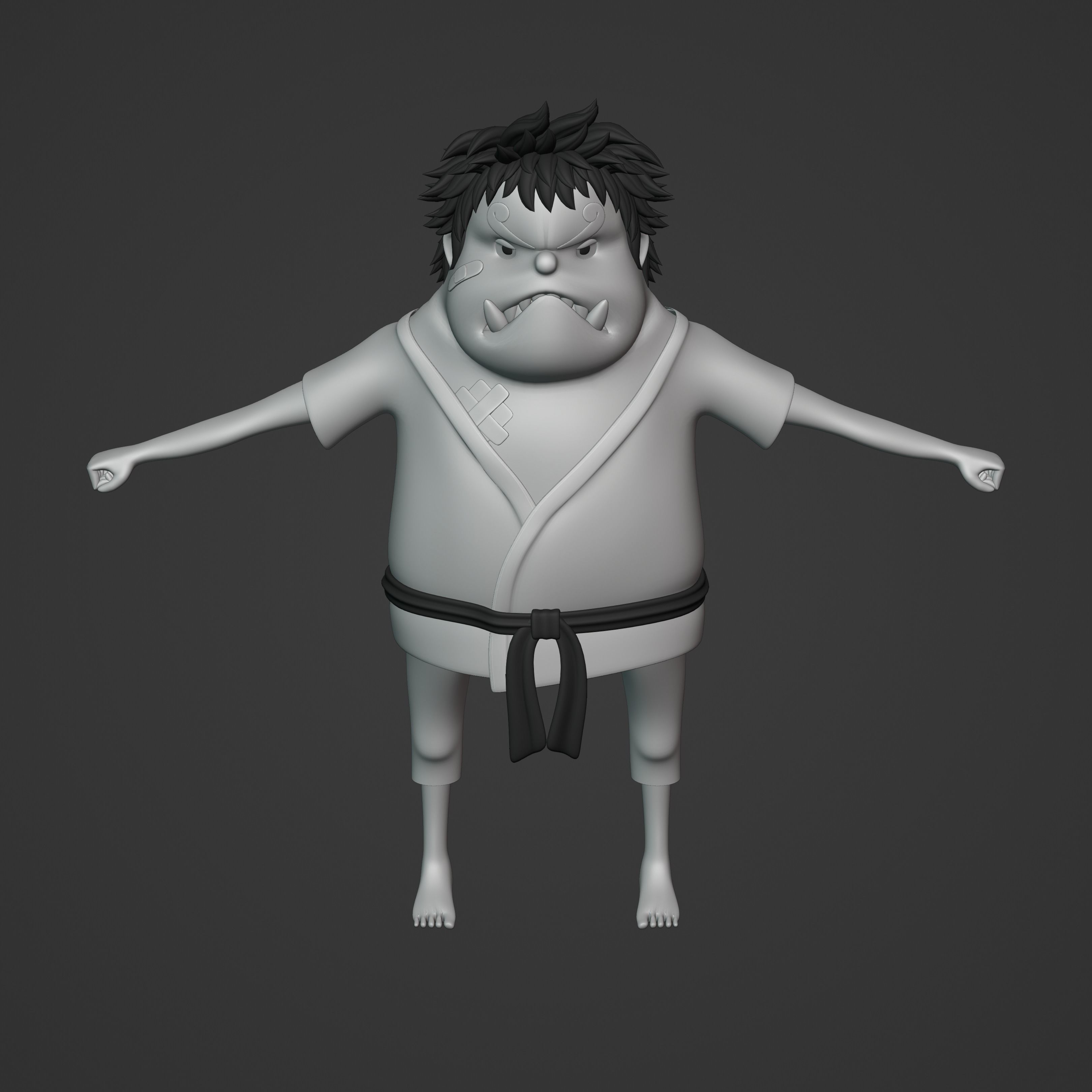 3D model JIMBEI KID VERSION ONE PIECE VR / AR / low-poly | CGTrader