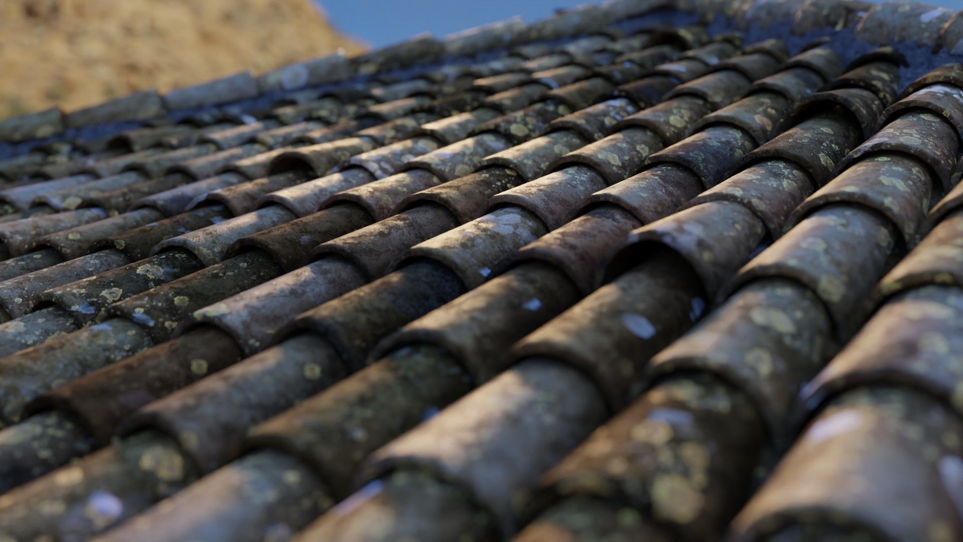 3D model RoofTop - Tile Realistic - High and Low VR / AR / low-poly ...