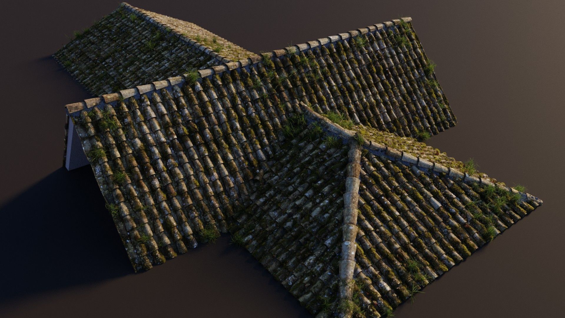 3D model RoofTop - Tile Realistic - High and Low VR / AR / low-poly ...