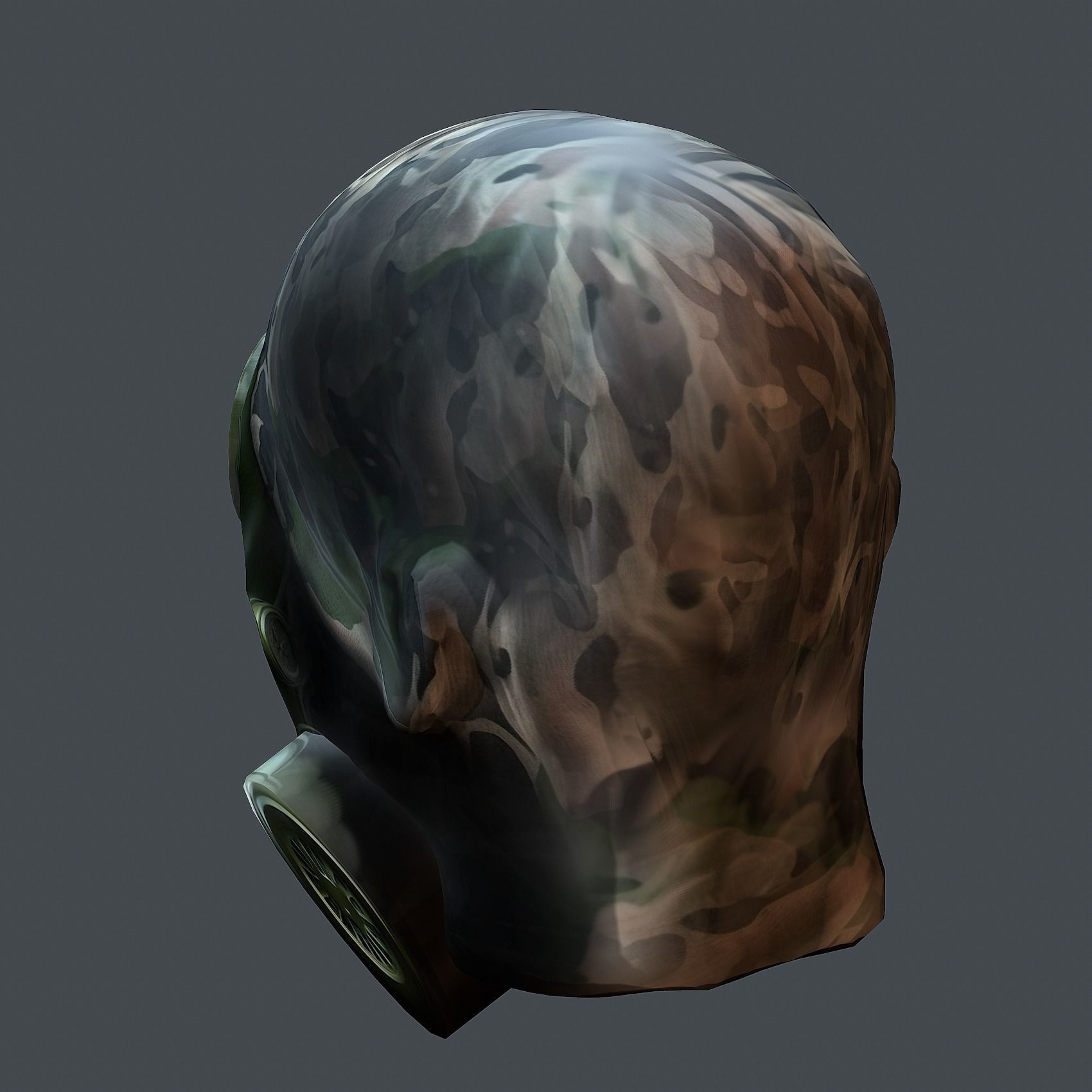 3D model Gas mask helmet 3d model military combat Low-poly VR / AR ...