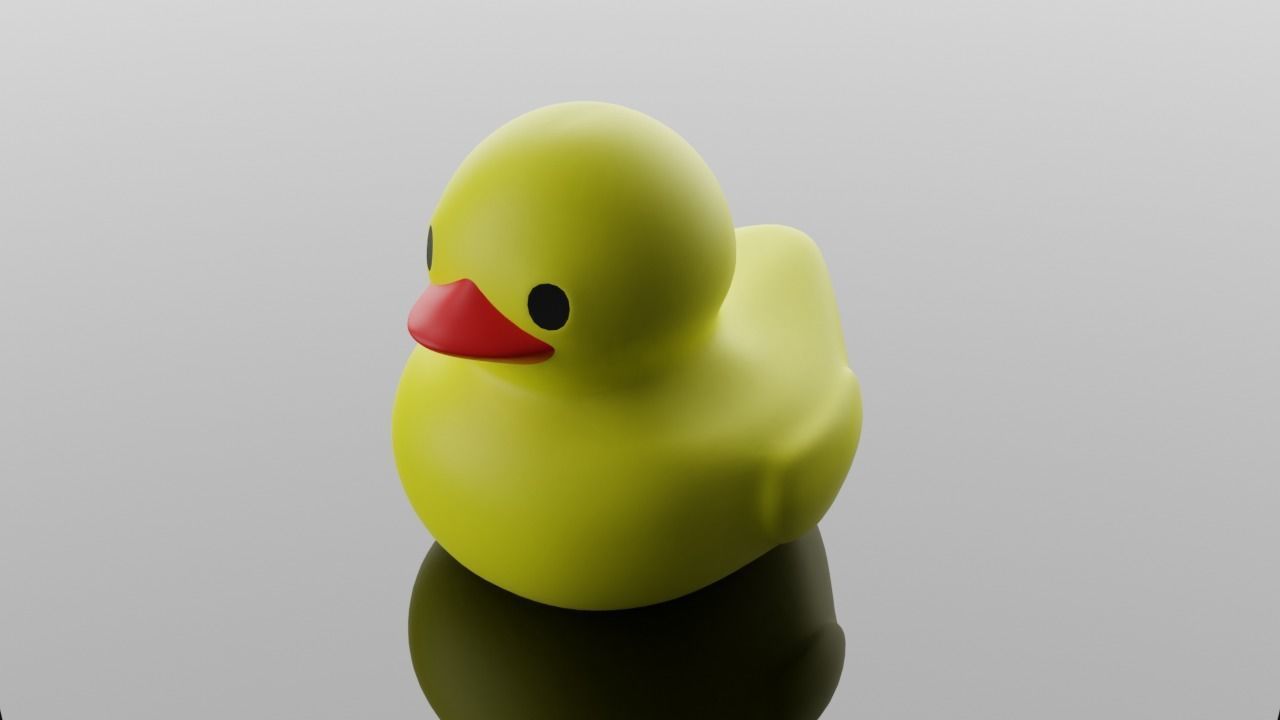 3D model Rubber duck VR / AR / low-poly | CGTrader
