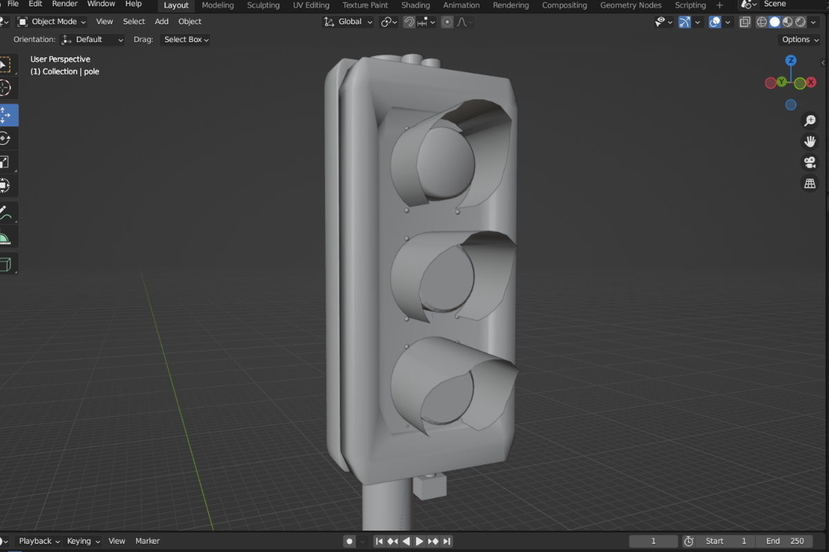 Traffic Light free 3D model | CGTrader