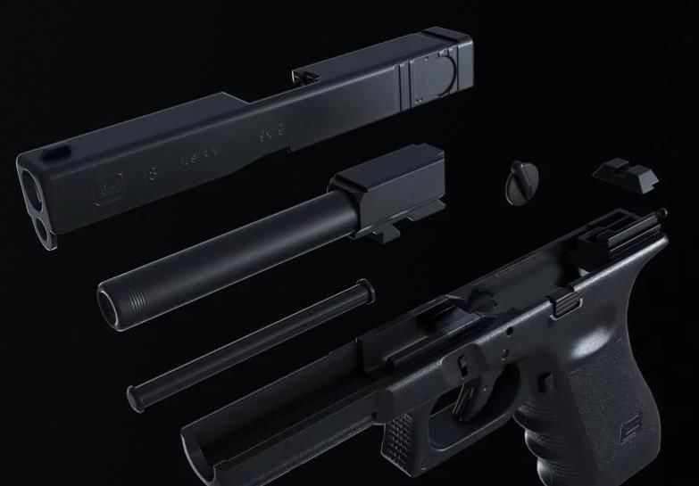 G18 G18 G18 G18 glock vs glock free 3D model | CGTrader