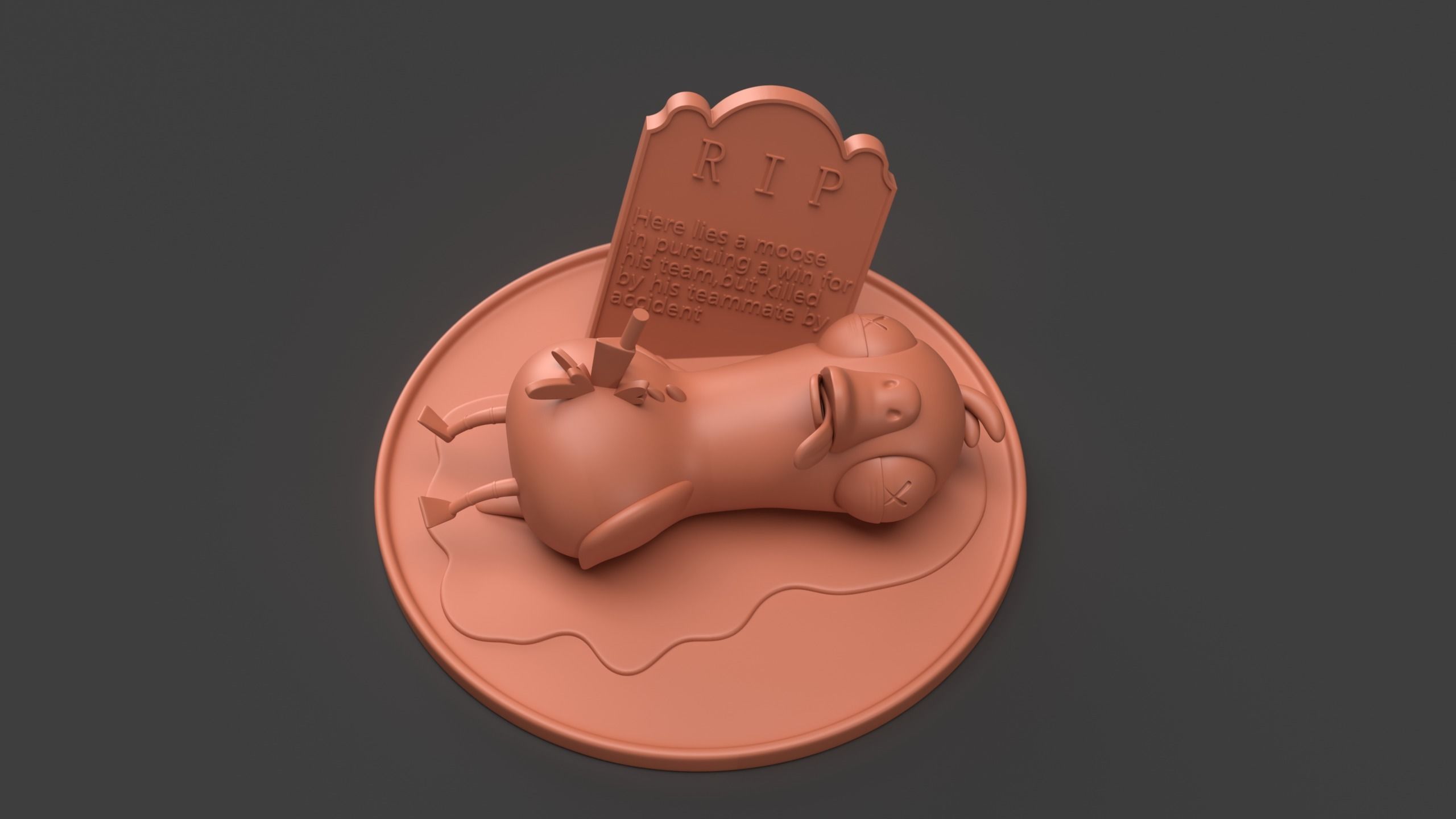 GOOSE GOOSE DUCK CARRY RIP fan made 3D model 3D printable | CGTrader