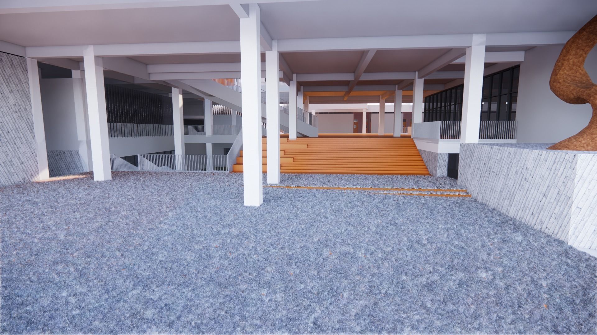 SHARE-primary school design 3D model | CGTrader