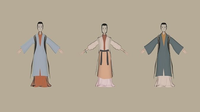 Ink man animation 3D model animated rigged | CGTrader