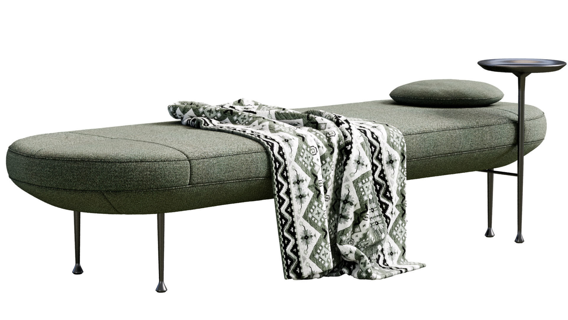 Chaise Longue Canoe 3D model | CGTrader