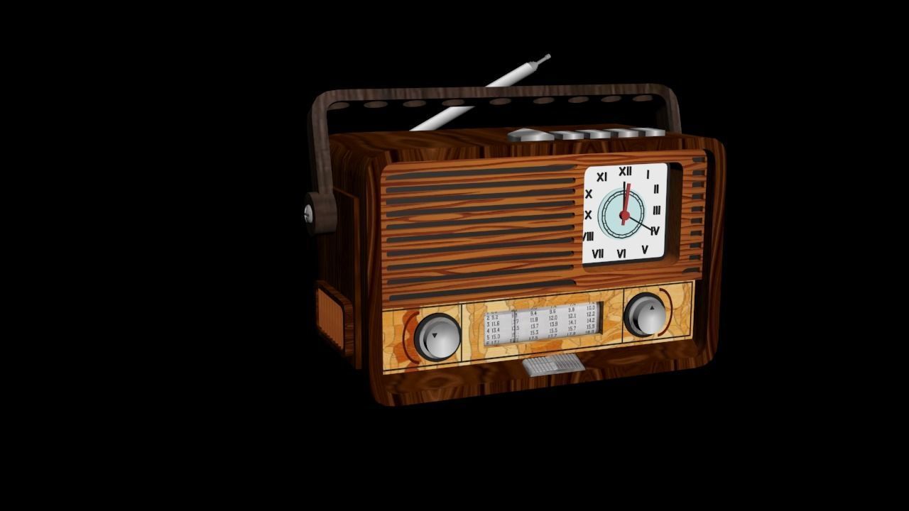 3D model 3D Radio object VR / AR / low-poly | CGTrader