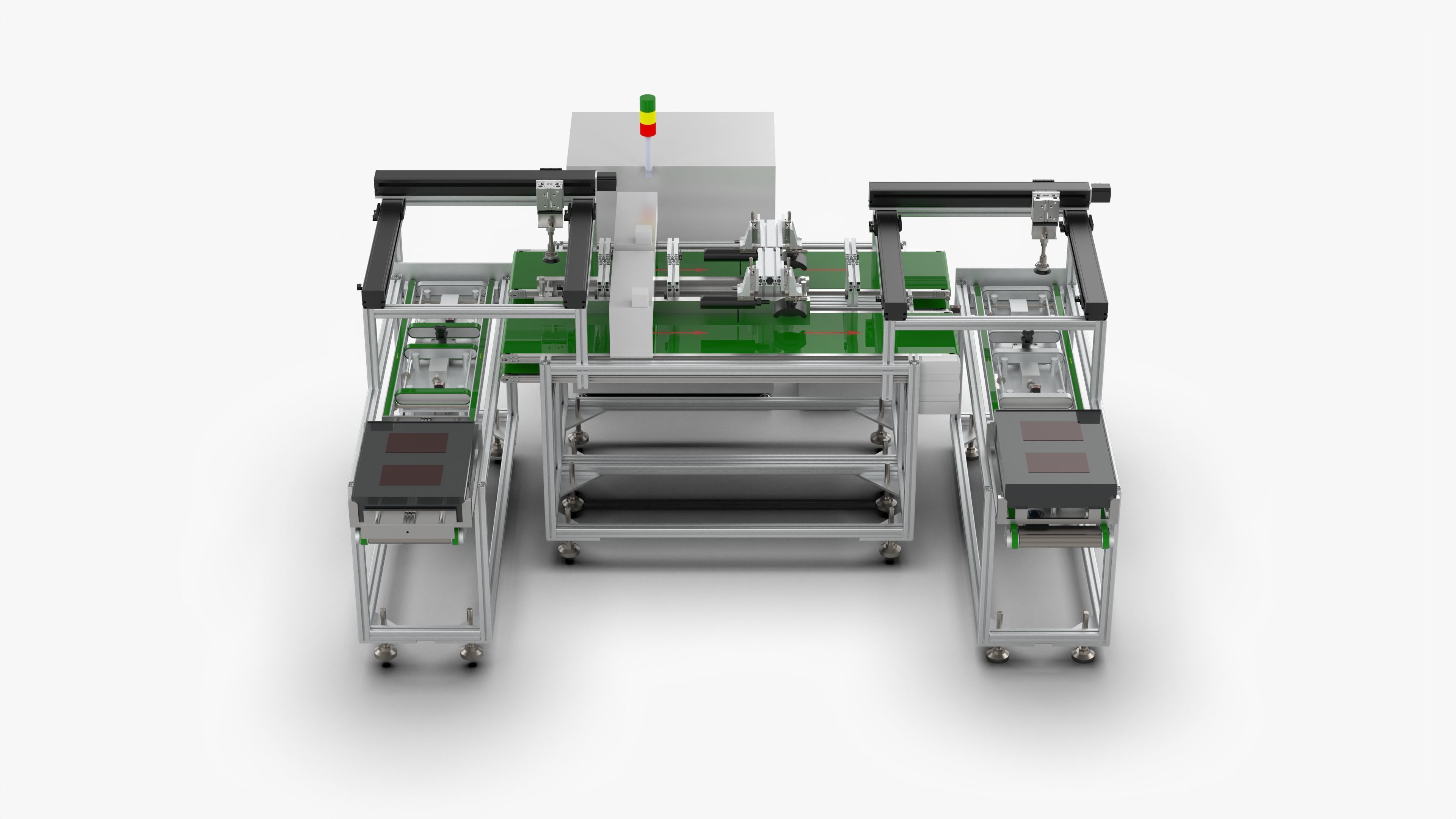 Fully Automatic Loading and Unloading Tray Scanning Machine 3D model | CGTrader