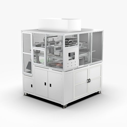 Automatic PCB Flat Plate Loading Machine 3D model | CGTrader