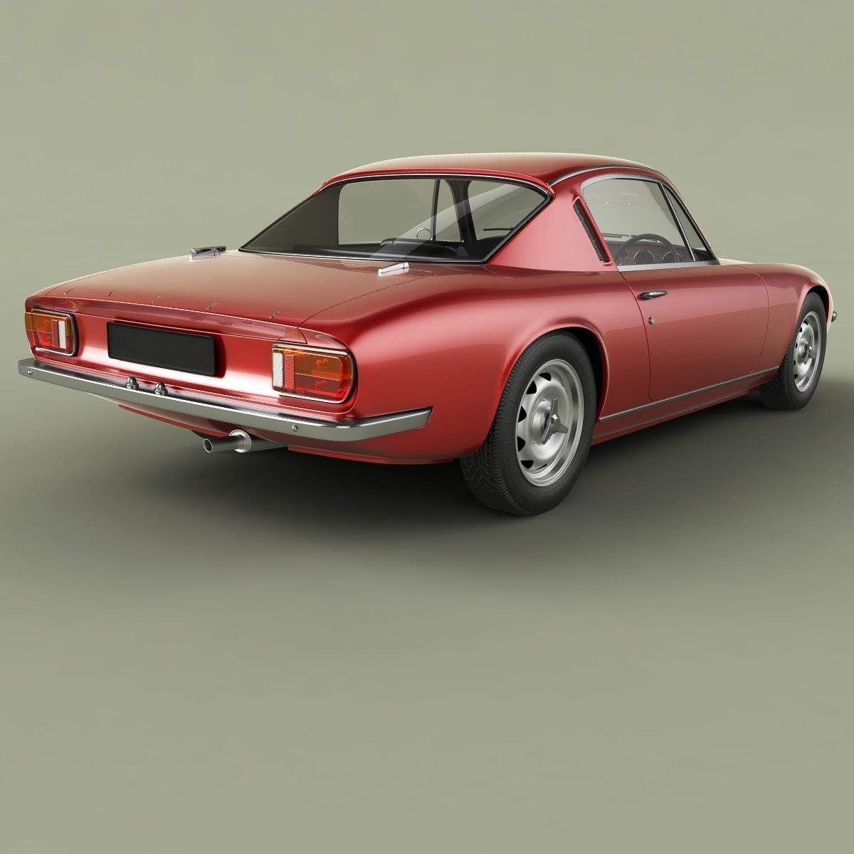 Lotus Elan Plus2 Coupe 3D model | CGTrader