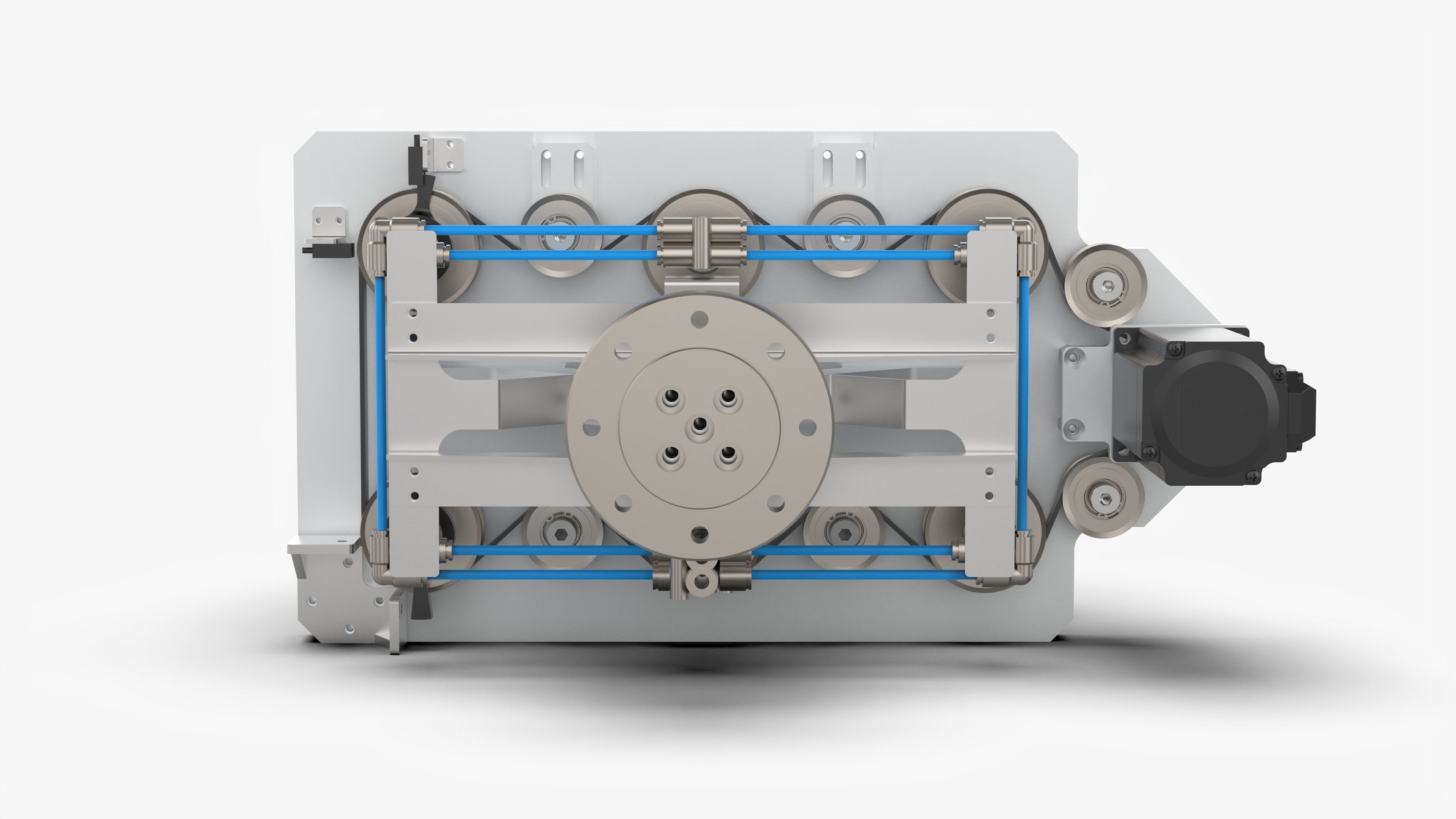 Robot End Axis Pneumatic Gripper 3D model | CGTrader