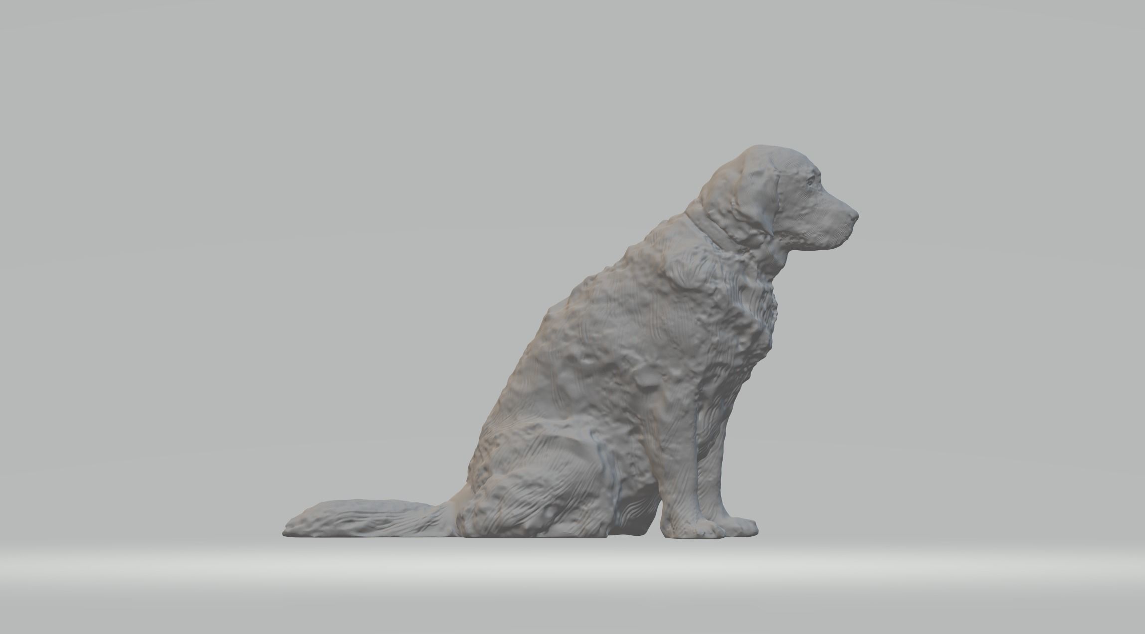 Golden retriever 3D model 3D printable | CGTrader
