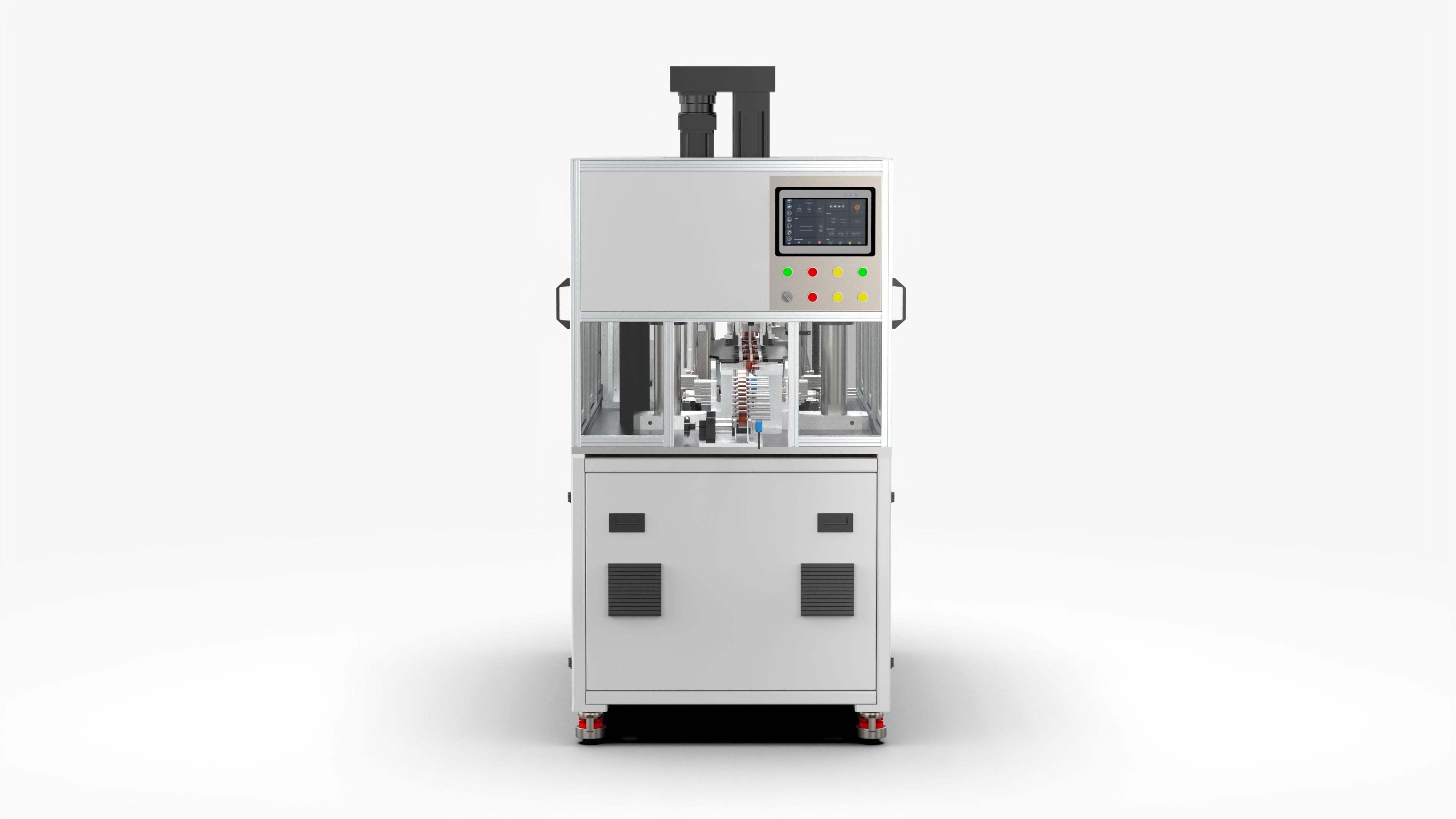 Automatic Permanent Magnet Rotor Into Shaft Assembly Machine 3D model ...