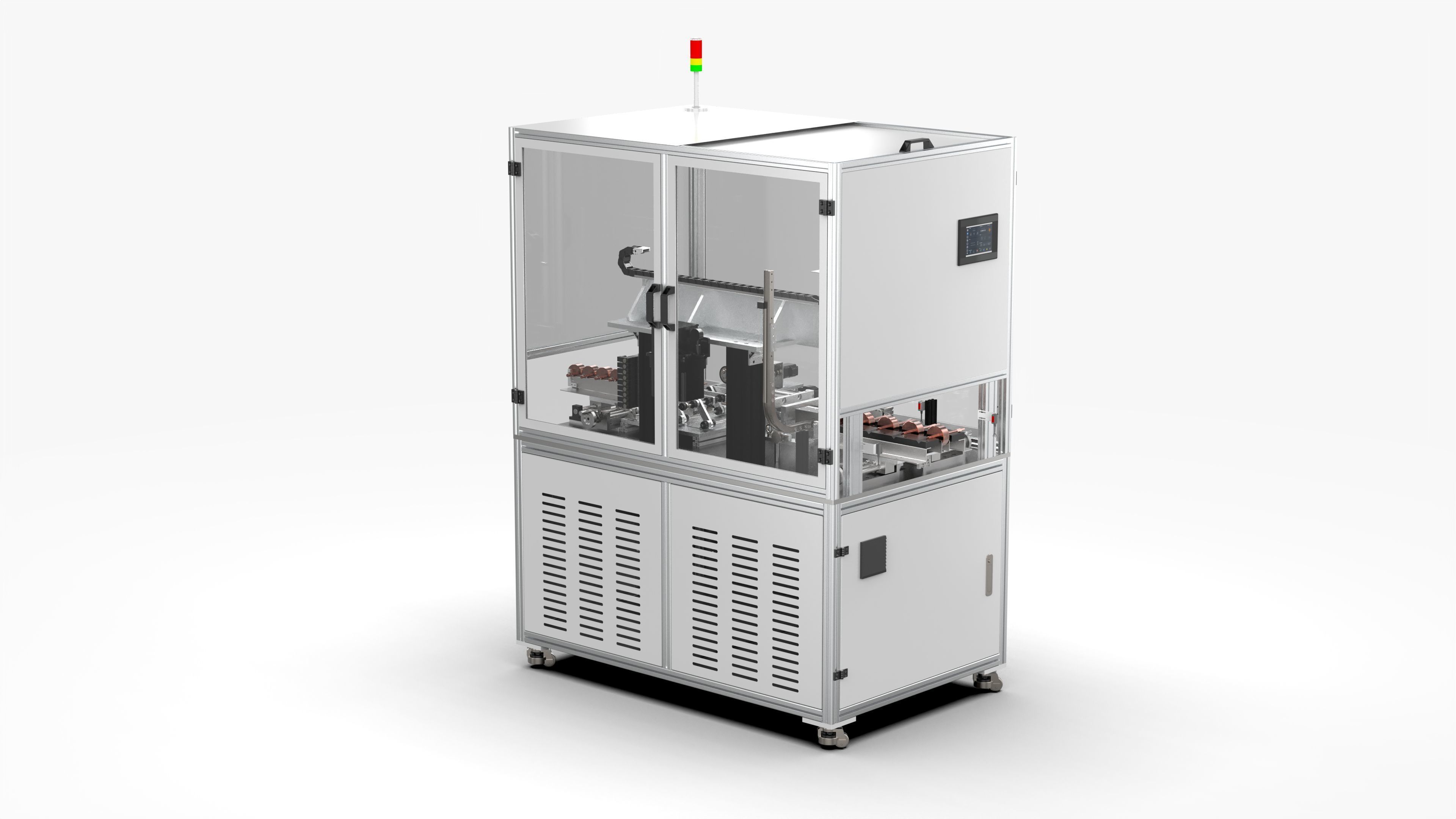 Spring and Anti-Rust Oil Assembly Machine 3D model | CGTrader