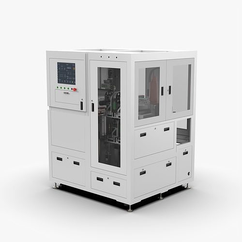 Automatic Labeling Machine 3D model | CGTrader