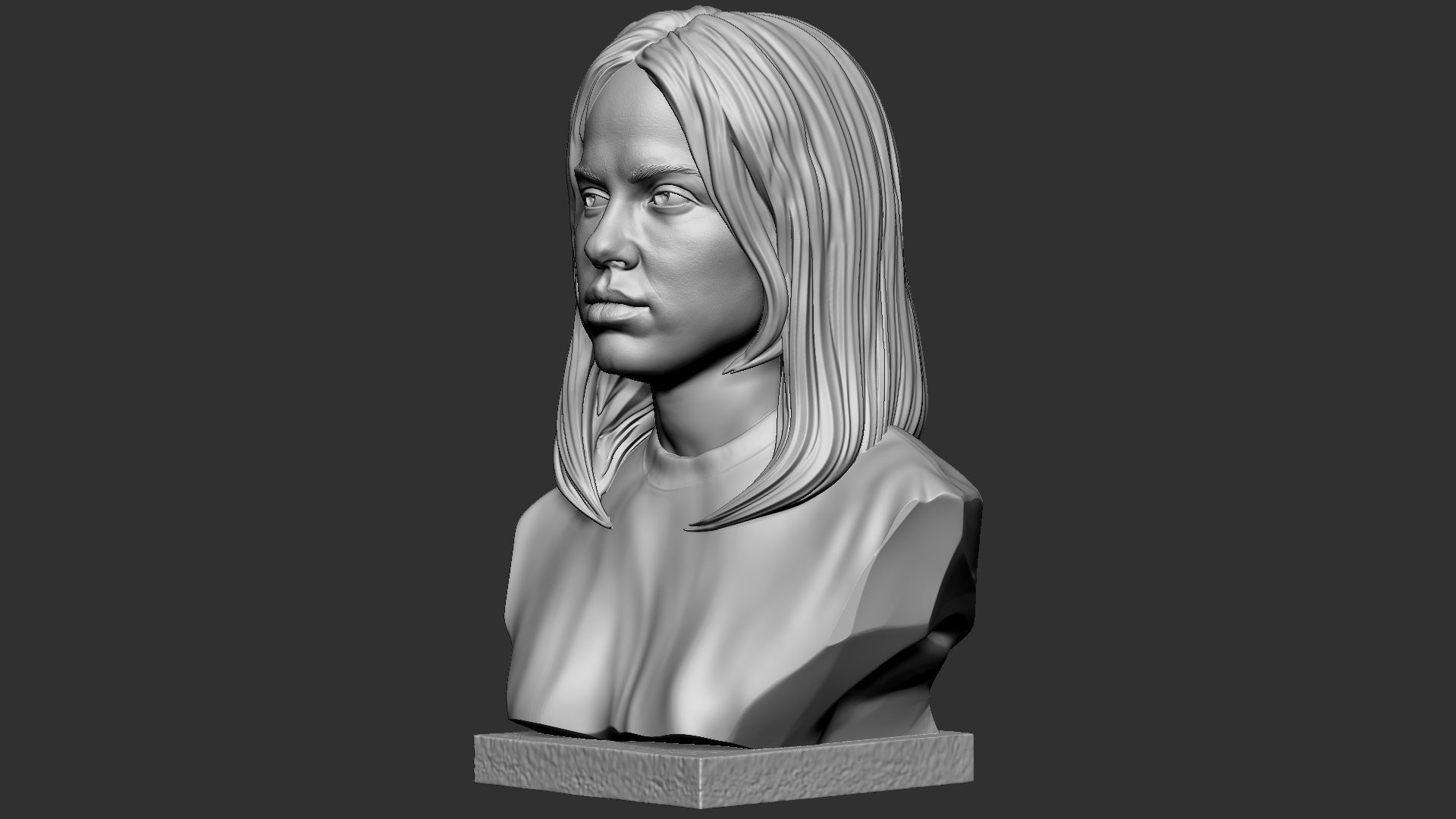 Billie Eilish 3D model 3D printable | CGTrader