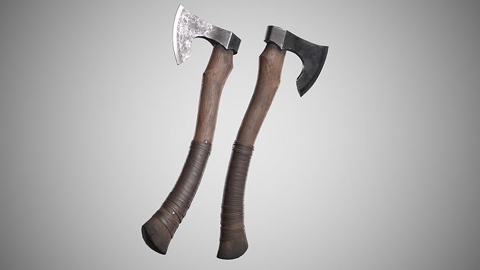 3D model Curved Axe VR / AR / low-poly | CGTrader