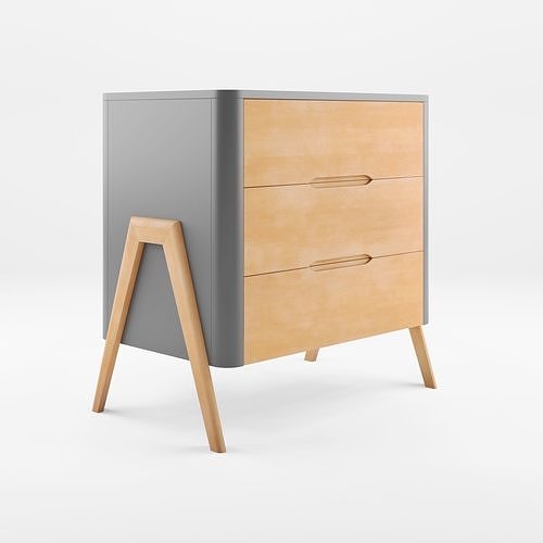 3D model 3D Model of Troll Torsten Bureau Seal Gray VR / AR / low-poly ...