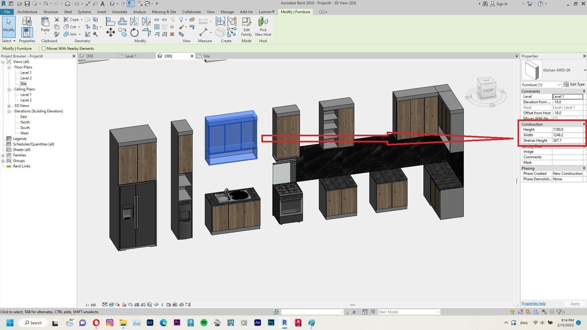 Kitchen Set Pack Revit Family Interior 3D model | CGTrader