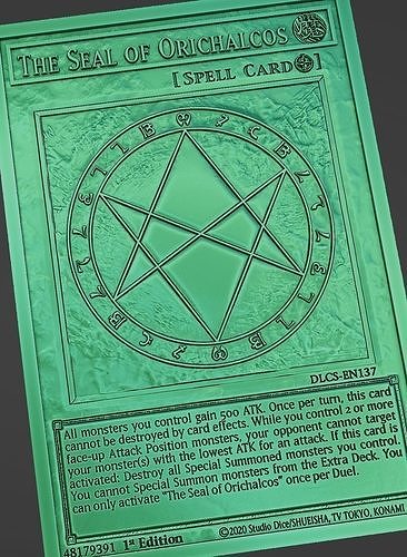 the seal of orichalcos 3D model 3D printable | CGTrader