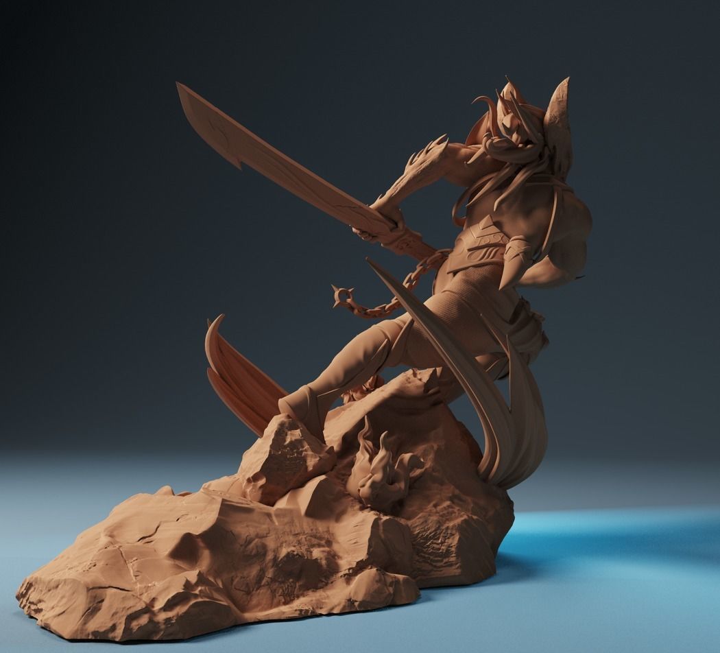 Yasuo NightBringer 3D model 3D printable | CGTrader