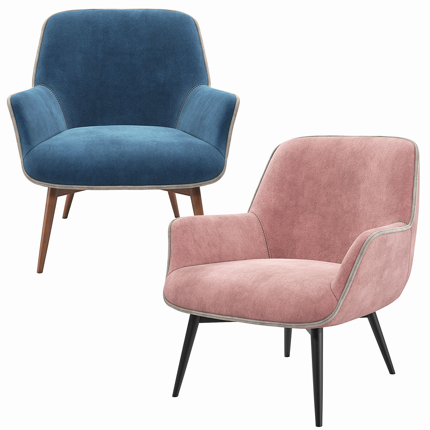 Gretchen Occasional Chair Nuevo 3D model | CGTrader