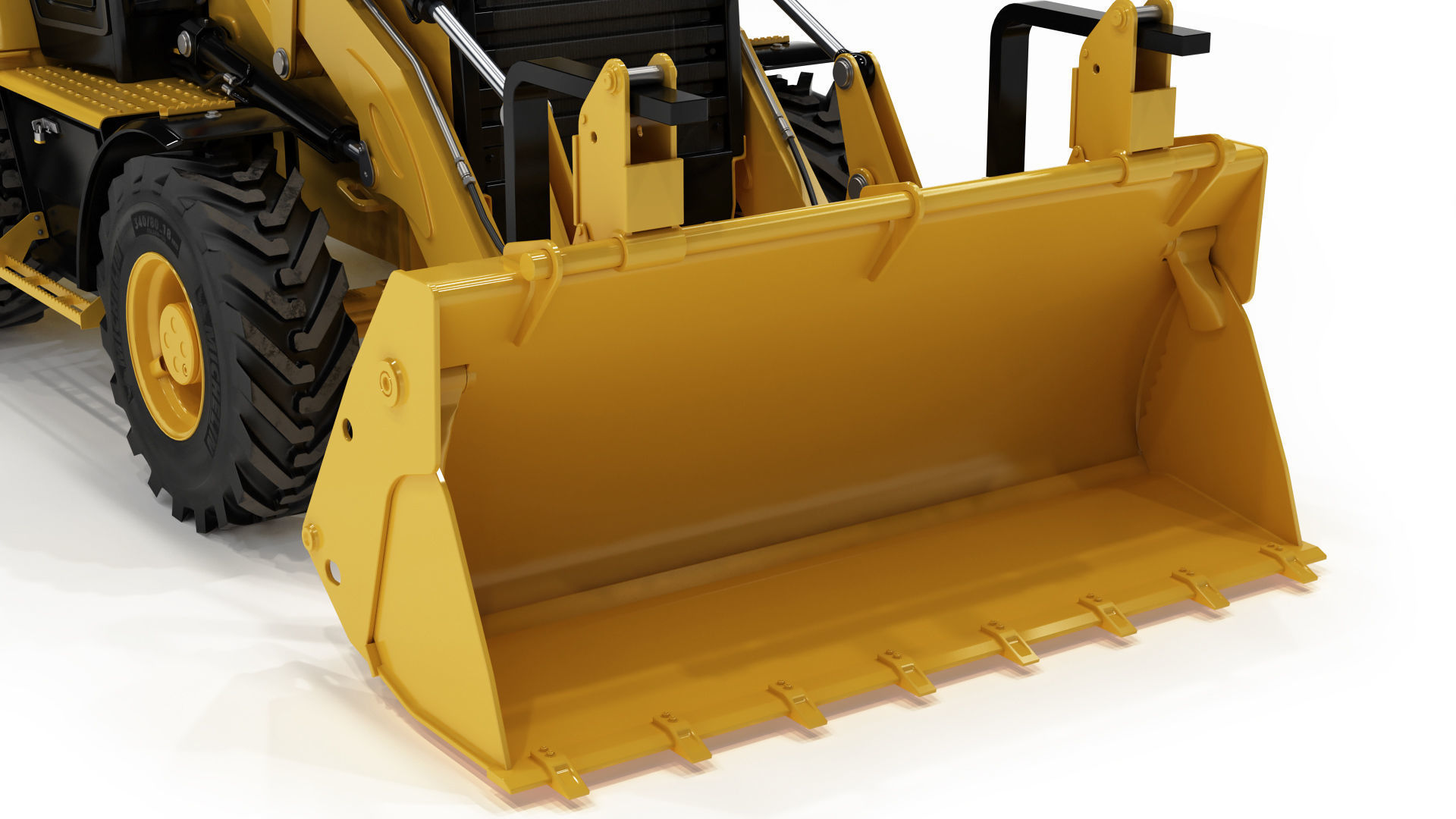 Backhoe Loader 3D model | CGTrader