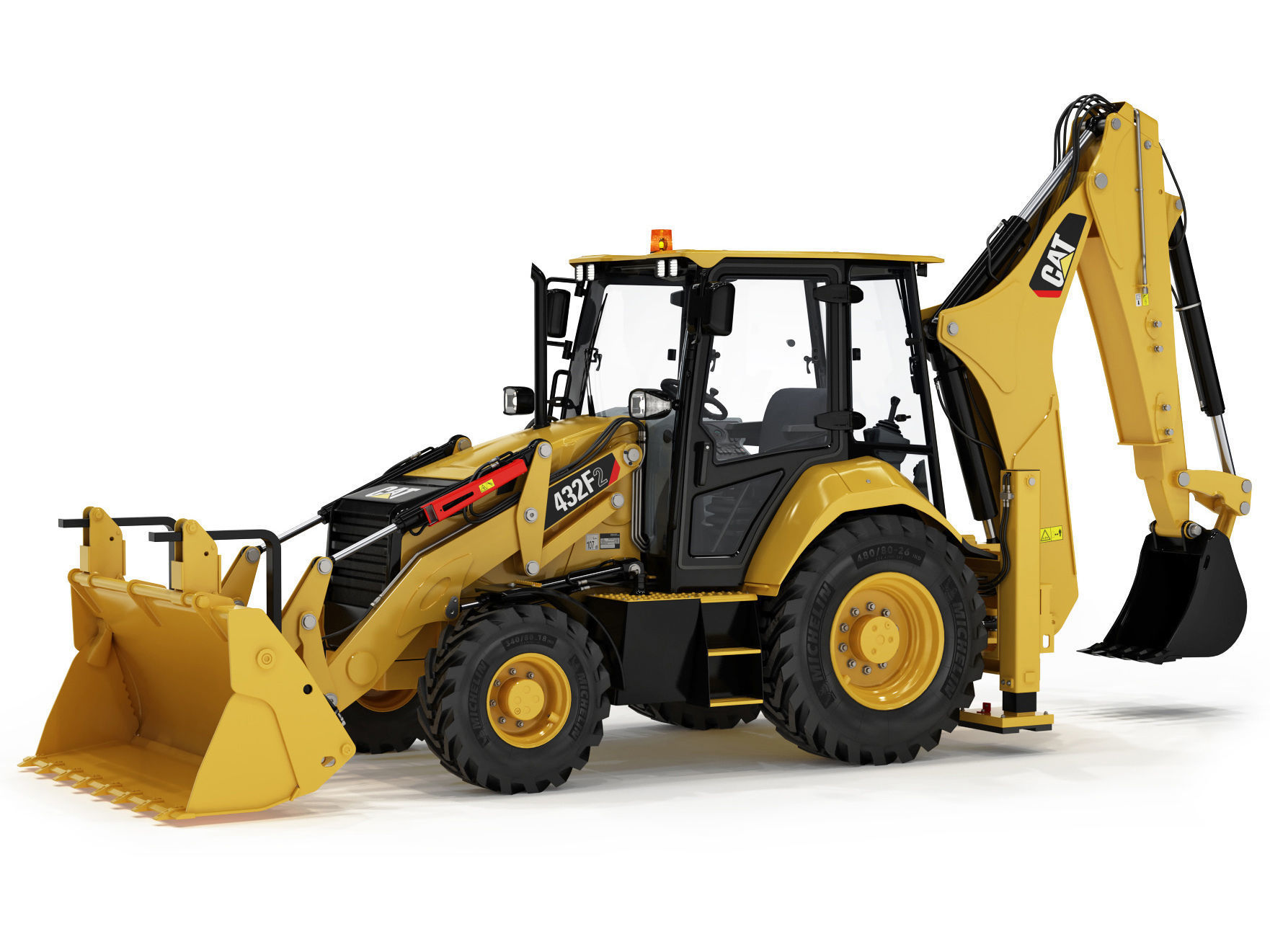 Backhoe Loader 3D model | CGTrader