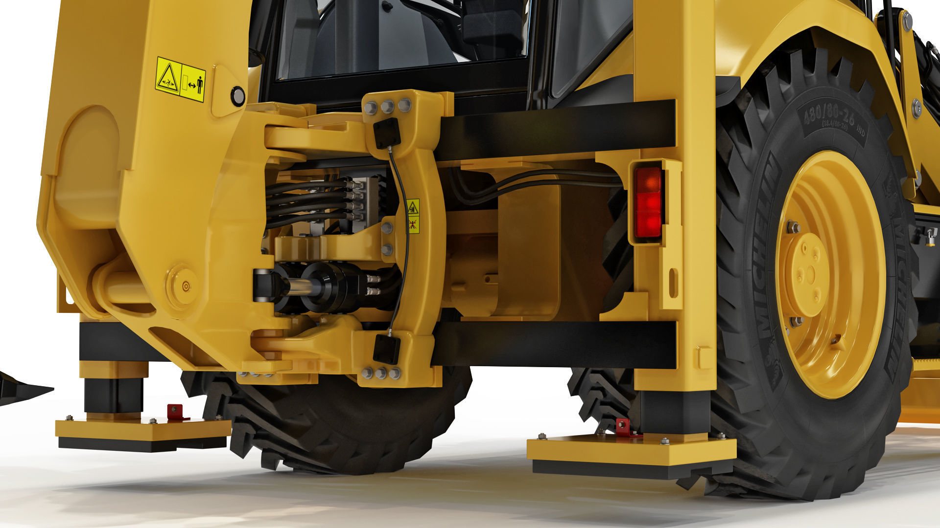 Backhoe Loader 3D model | CGTrader