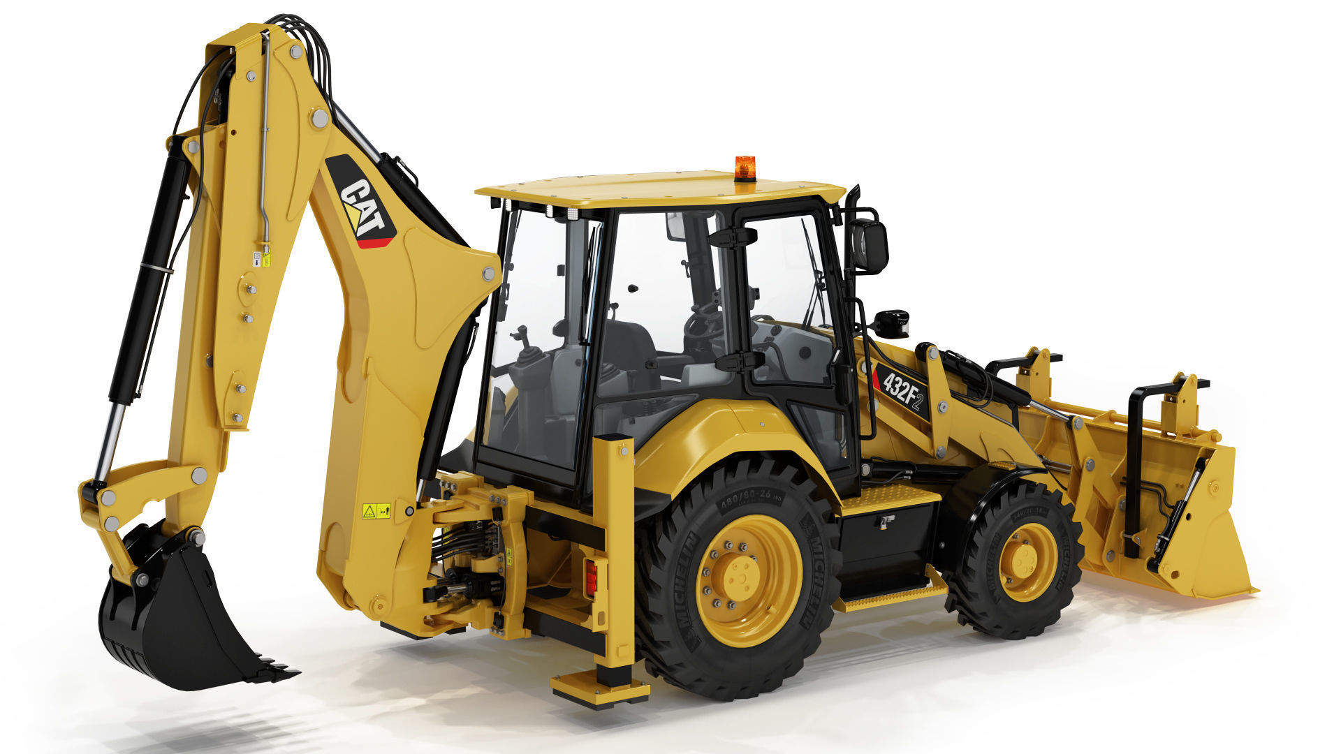 Backhoe Loader 3D model | CGTrader
